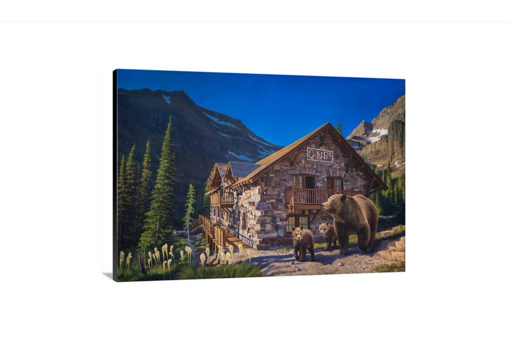 Sperry Chalet - Glacier National Park - Limited Edition Canvas Giclee – Corwin Galleries