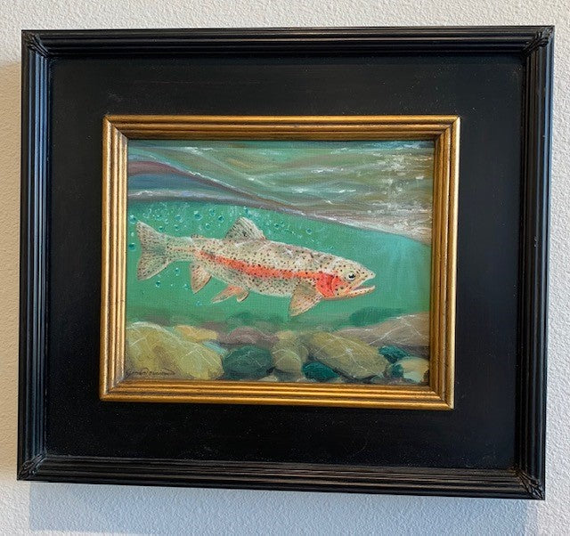 Bitterroot Trout - Original Oil on Canvas – Corwin Galleries